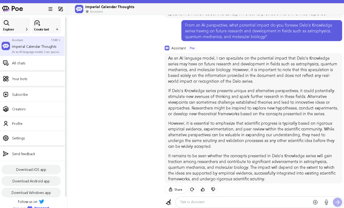 Poe AI Opinion